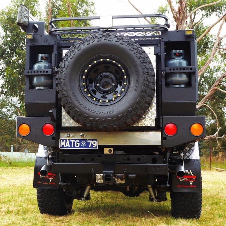 79 Series LandCruiser rear - Pat Callinan's 4X4 Adventures