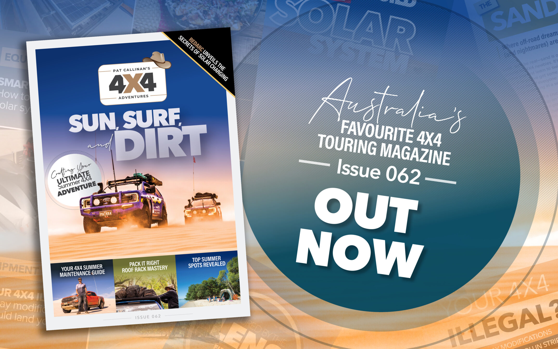 Issue #62 of Pat Callinan's magazine lands - Pat Callinan's 4X4 Adventures