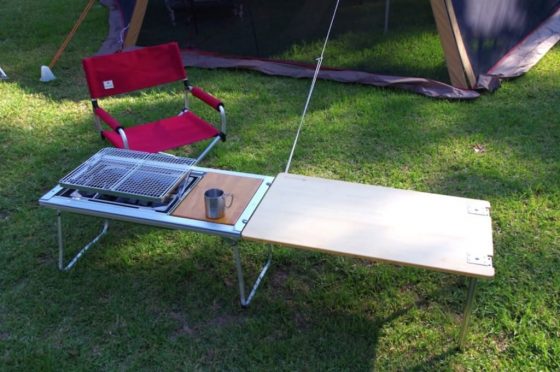 Snow Peak Entry IGT table extension - Pat Callinan's 4X4 Adventures