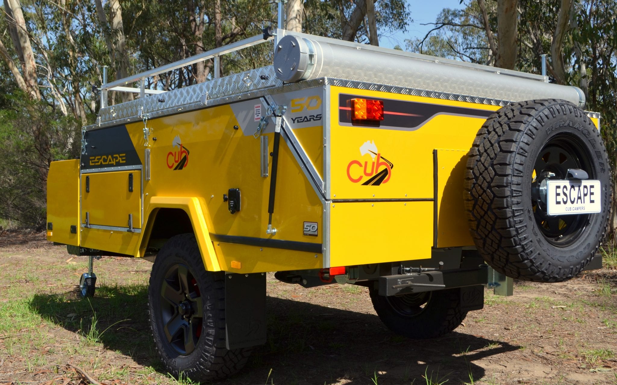 Yellow Escape Qld - 50th anniversary camper - Pat Callinan's 4X4 Adventures